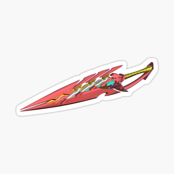 "aegis sword Pyra Xenoblade Mythra Anime " Sticker for Sale by ...