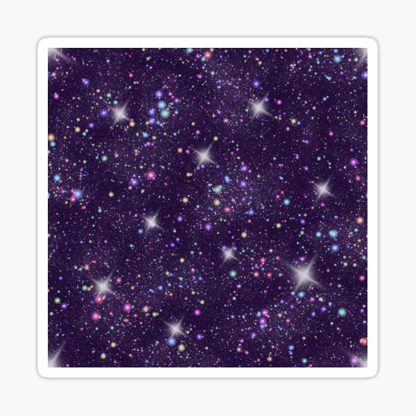 "Starry Night Sky" Sticker for Sale by implexity | Redbubble