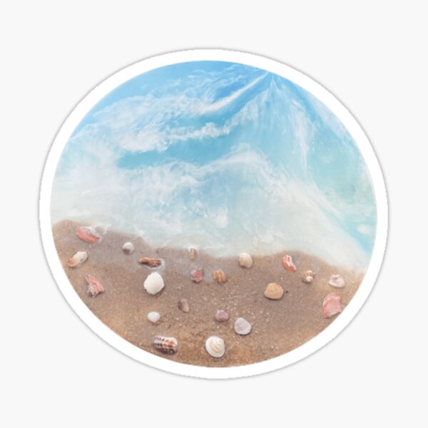 "Beach" Sticker for Sale by comet-designs | Redbubble