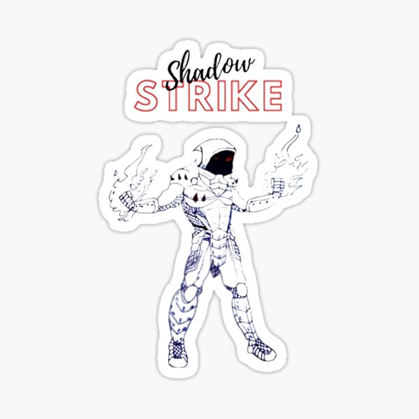 "" Shadow Strike Embrace the Darkness with Dark Ninja Art "" Sticker ...