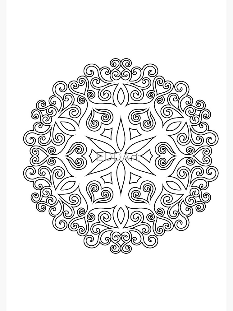 "Color Your Own MANDALA - DIY Coloring Book 02" Spiral Notebook for ...