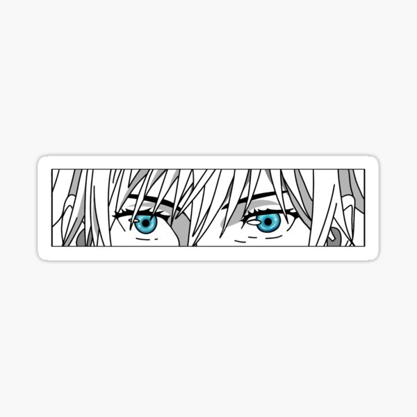 Sticker for Sale mit "Anime Gojo Satoru Augen" von AigaSickersCo ...