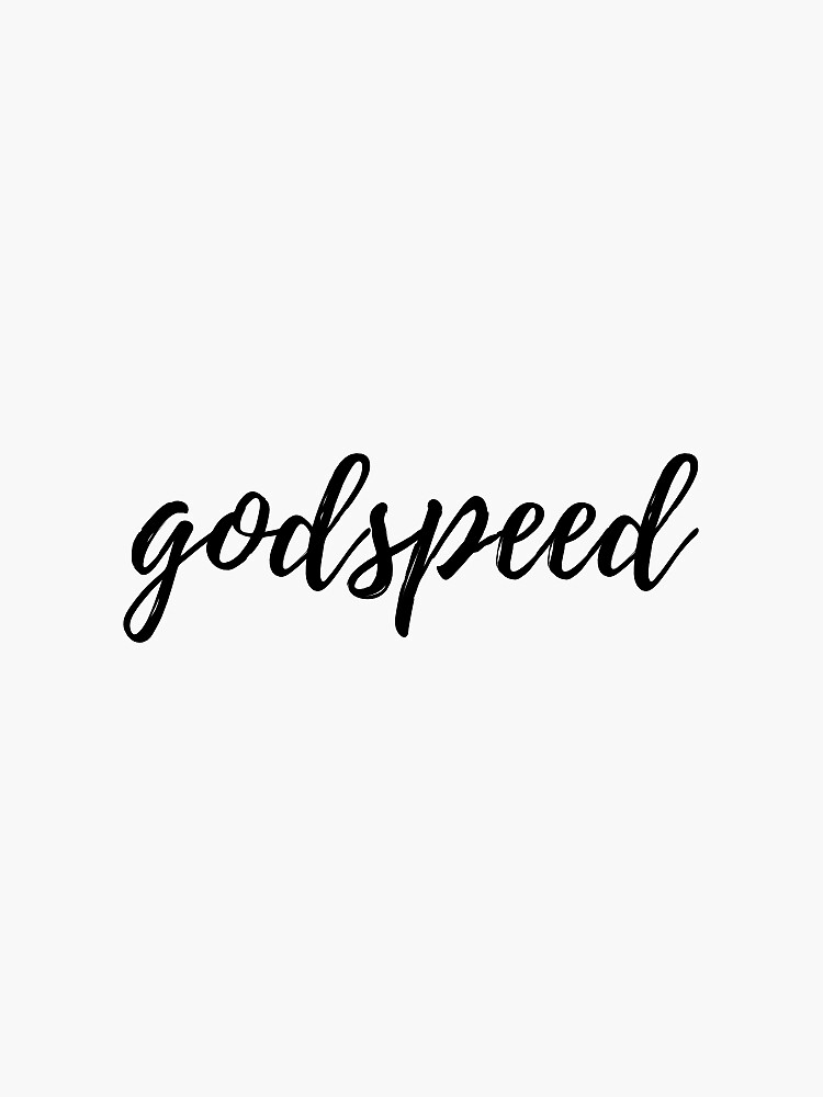 "Godspeed by Zach Bryan" Sticker for Sale by ldesigns5 | Redbubble