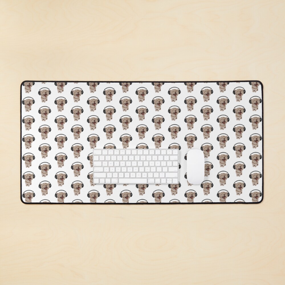 "cat listening to music" Sticker for Sale by goon-street | Redbubble