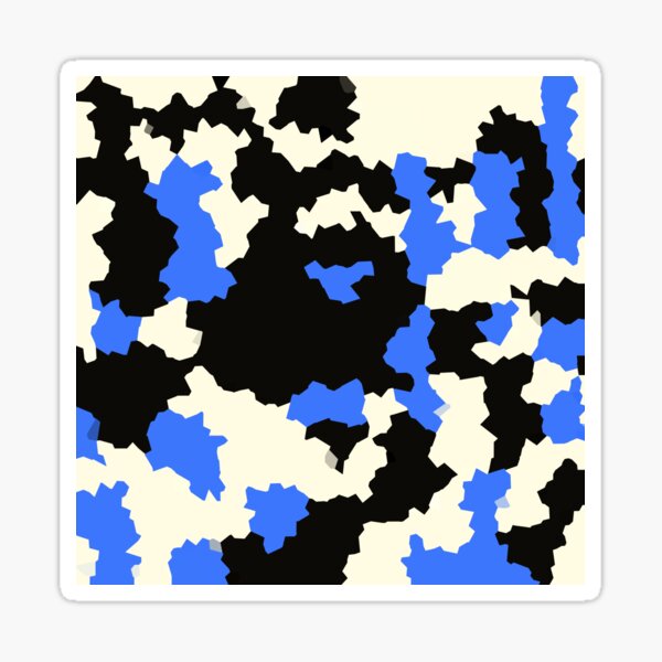 "Three Colors Abstract Art" Sticker for Sale by PlantandFlowers | Redbubble