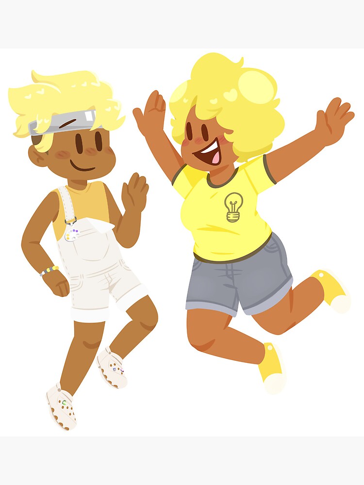 "Lightbulb x Paintbrush HUMANIZED (Inanimate Insanity)" Greeting Card ...