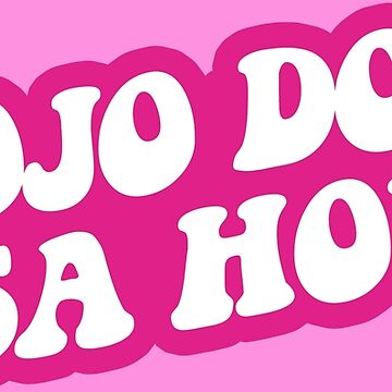 "pink magenta Mojo Dojo Casa House" Sticker for Sale by sarascoprox ...