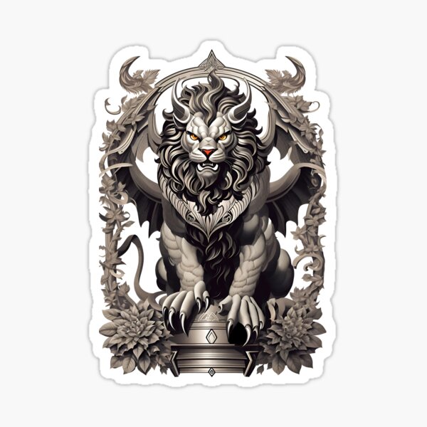 "Manticore" Sticker for Sale by NTGUILTY | Redbubble