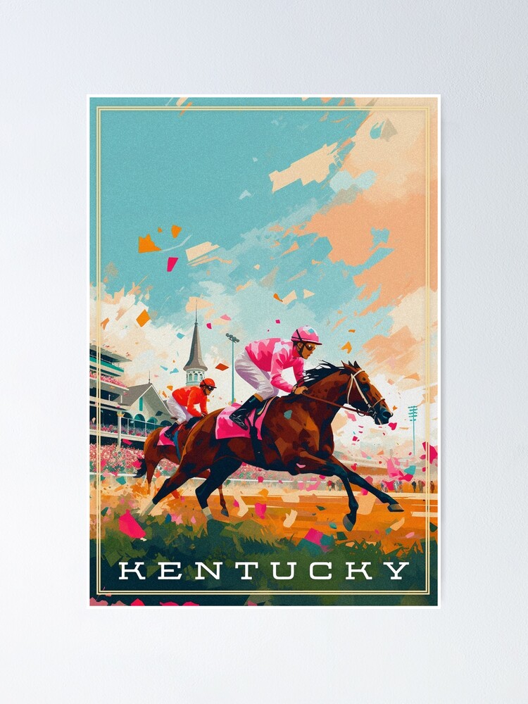 "Kentucky Derby" Poster for Sale by Lonemoth | Redbubble
