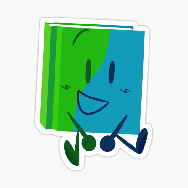 "Book (BFDI)" Sticker for Sale by PuppyRelp | Redbubble