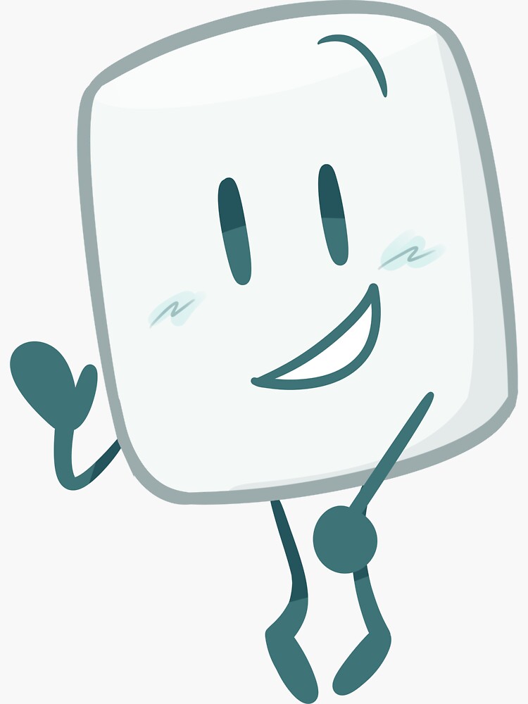 "Marshmallow (Inanimate Insanity)" Sticker for Sale by PuppyRelp ...