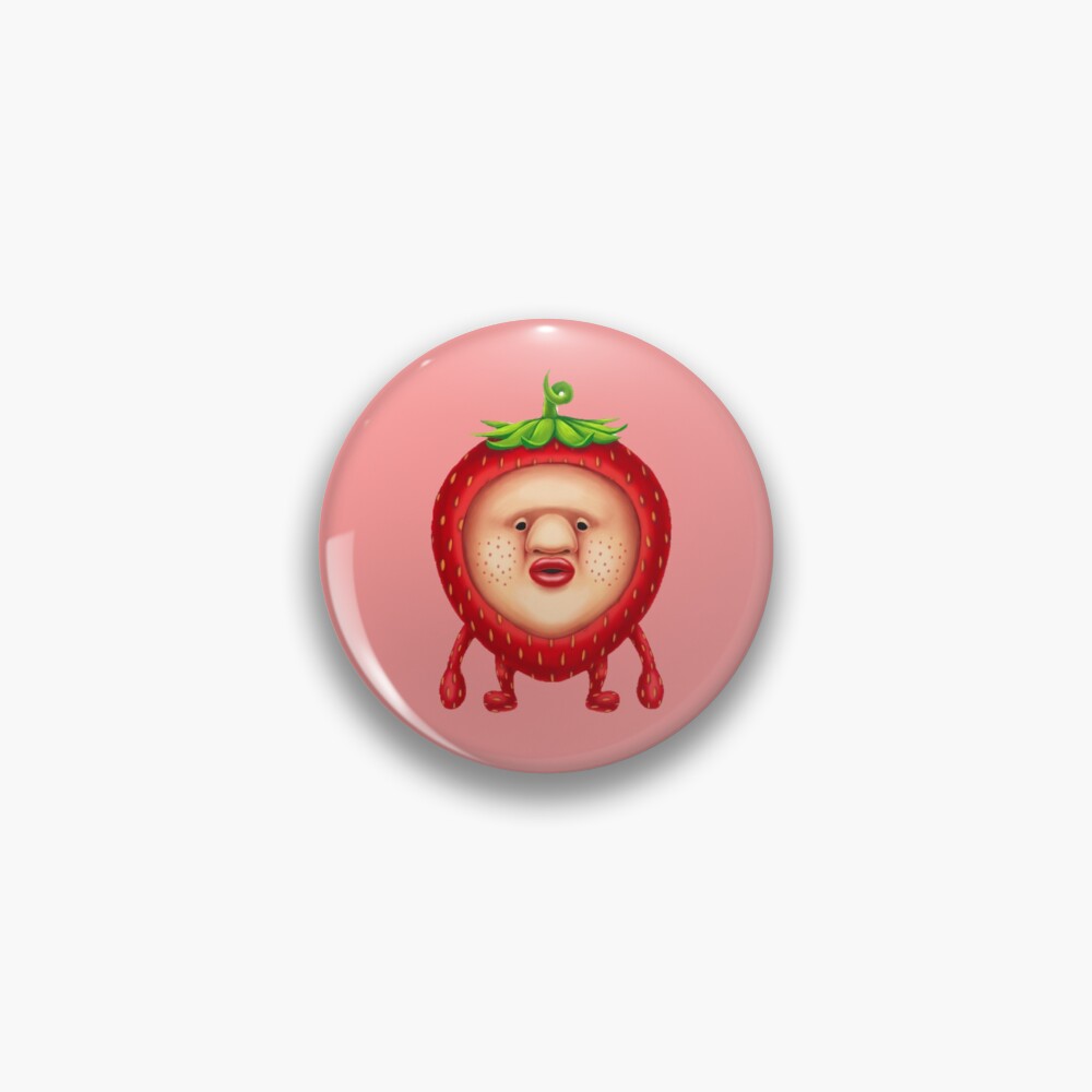 "Kobito Strawberry guy sticker" Sticker for Sale by Beanists | Redbubble