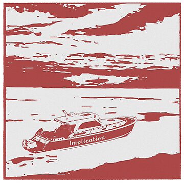 "Always Sunny S.S. Implication Dennis Reynolds Graphic" Sticker for ...