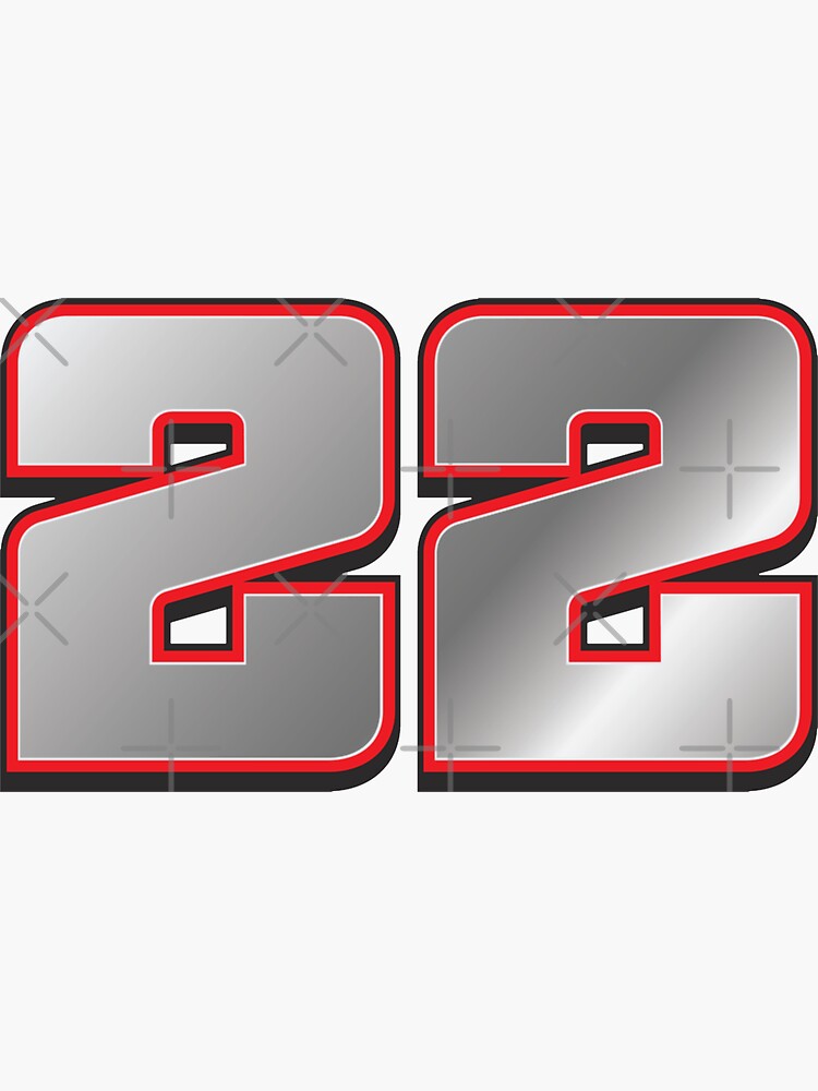 "Sam Lowes Number 22" Sticker for Sale by MotoGPHub | Redbubble