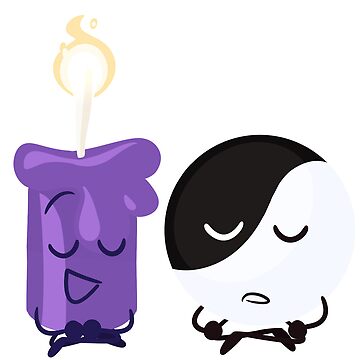 "Candle and Yin-Yang (Inanimate Insanity)" Sticker for Sale by ...