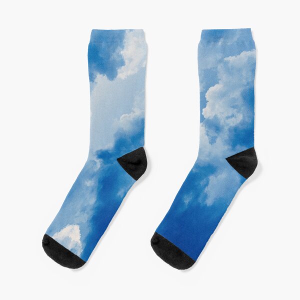 "Blue Clouded Sky" Socks for Sale by Two-Roads | Redbubble