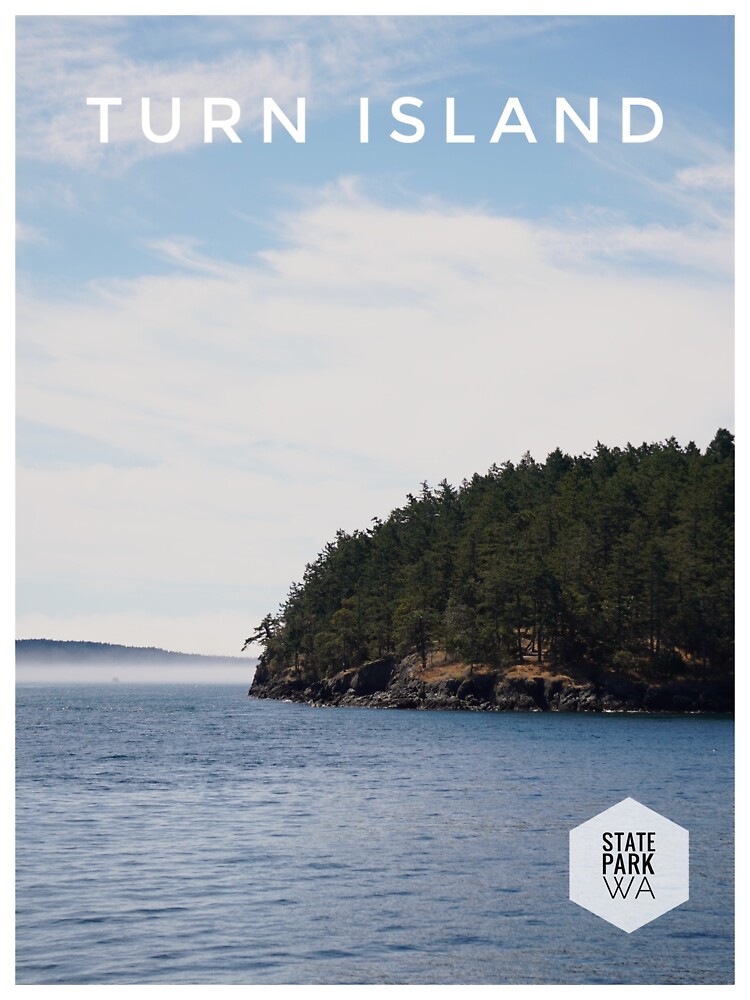 "Turn Island State Park Design" Sticker for Sale by Will-Carney | Redbubble