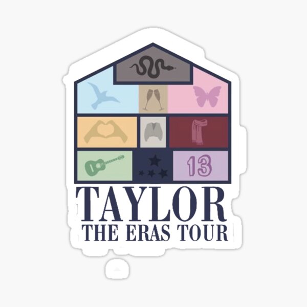 "Eras Tour House" Sticker for Sale by beckyhdesigns | Redbubble