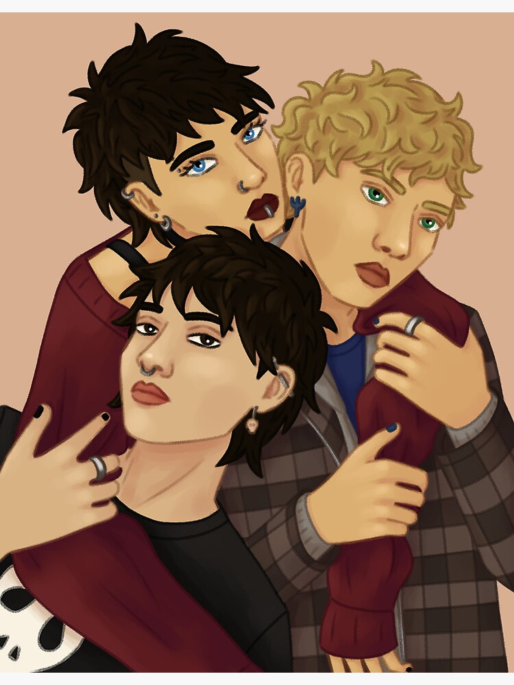 Greek Big Three kids Percy Jackson | Canvas Print sold by Vanuatu ...