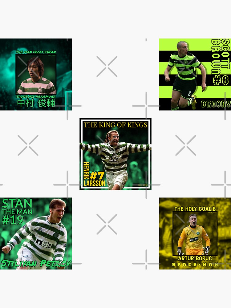 "Celtic FC Legends Sticker Pack" Sticker for Sale by Janty1888 | Redbubble