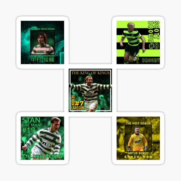 "Celtic FC Legends Sticker Pack" Sticker for Sale by Janty1888 | Redbubble