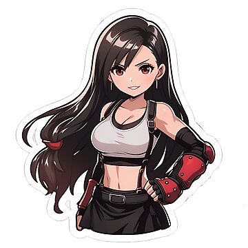 "Tifa Lockhart" Sticker for Sale by SchellStation | Redbubble