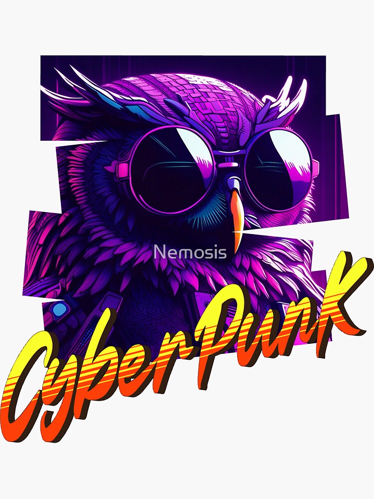 "Cyberpunk owl cool and futuristic science fiction animal ...