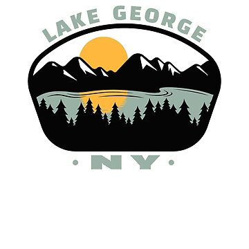 "Lake George New York " Sticker for Sale by Marcila | Redbubble