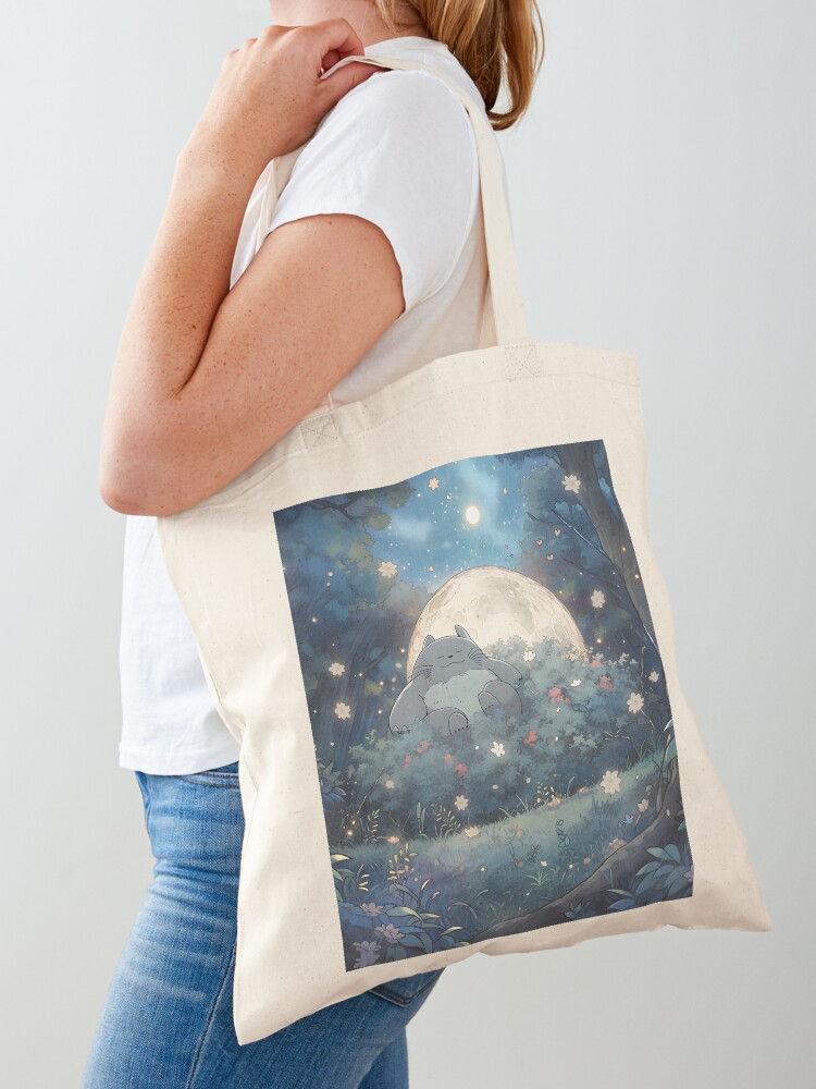Stofftascheundefined mit "Entdecken Sie die bezaubernde Welt meines Nachbarn Totoro XI ...