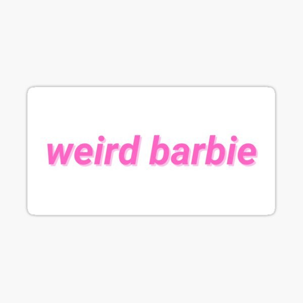 "Barbie Movie Sticker" Sticker for Sale by midgedesigns | Redbubble