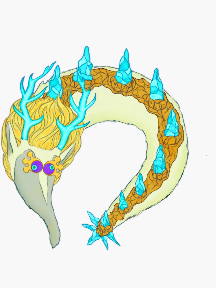 "Light Worm" Sticker for Sale by The Luckless Rat | Redbubble