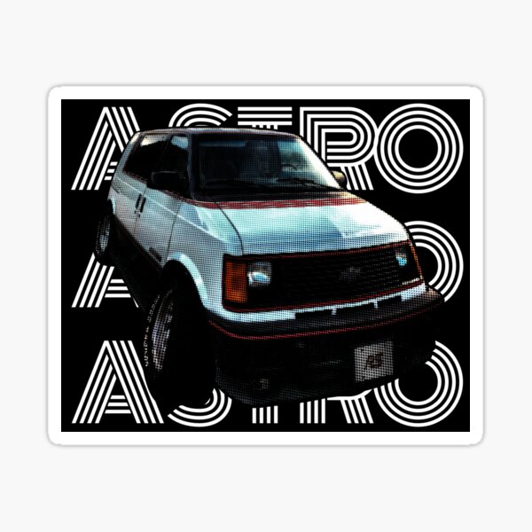"Astro Van RS" Sticker for Sale by BreastlySnipes | Redbubble