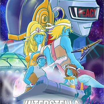 "Interstella 5555 Poster" Sticker for Sale by castillorons | Redbubble