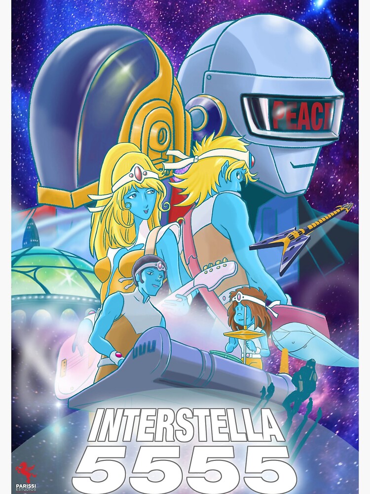 "Interstella 5555 Poster" Sticker for Sale by castillorons | Redbubble