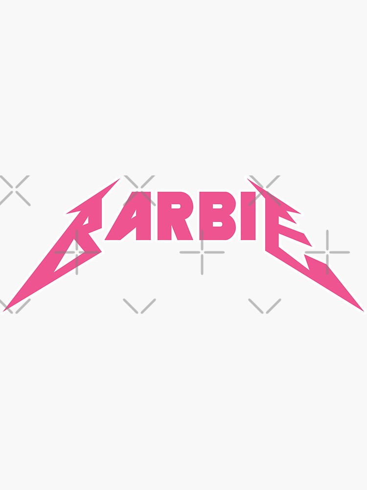 "Barbie Movie: Metal Barbie" Sticker for Sale by MayhemMads | Redbubble