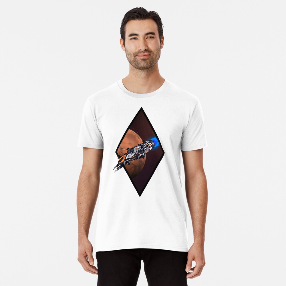 "Roci - Flying from Mars - White - Sci-Fi" Sticker for Sale by ...