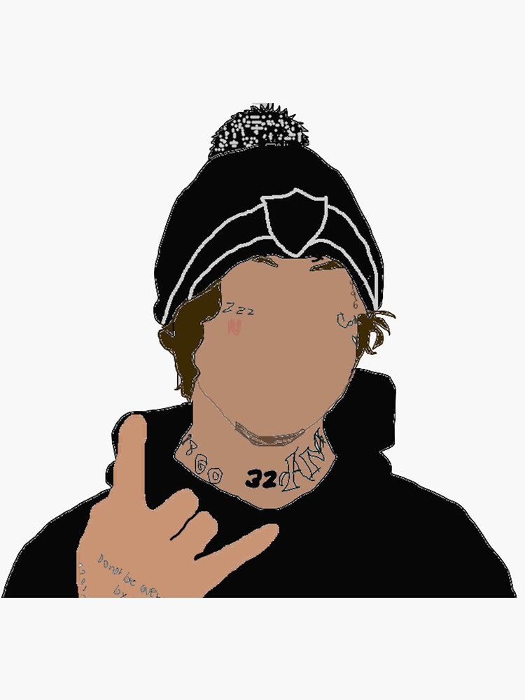 "Lil Xan Drawing" Sticker for Sale by xxxlemonade | Redbubble