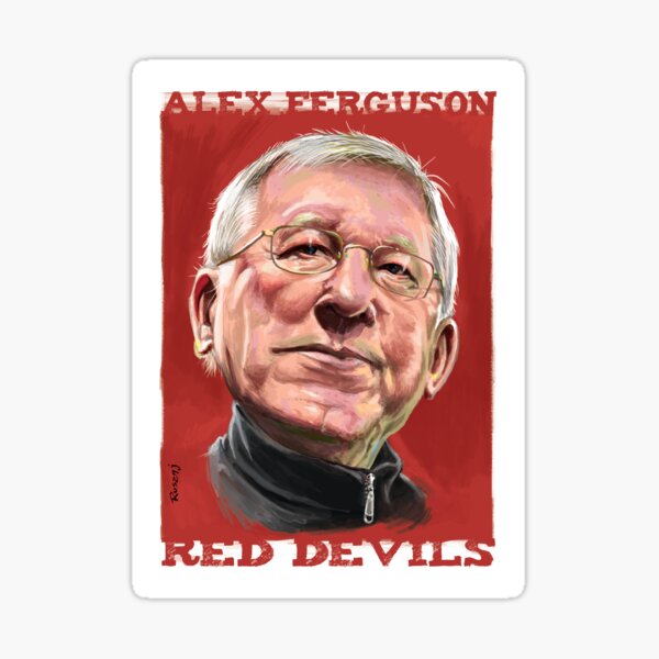 "alex ferguson" Stickerundefined by Mariano Ruszaj | Redbubble