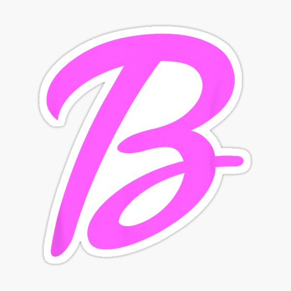 Barbie B Logo Sticker