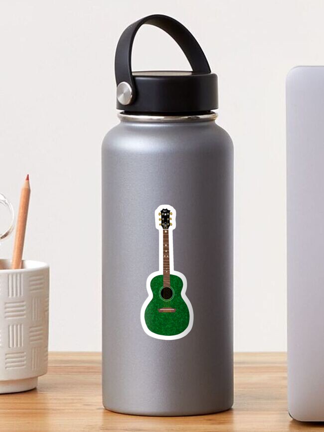 "Reputation Green Guitar" Sticker for Sale by kaelil | Redbubble