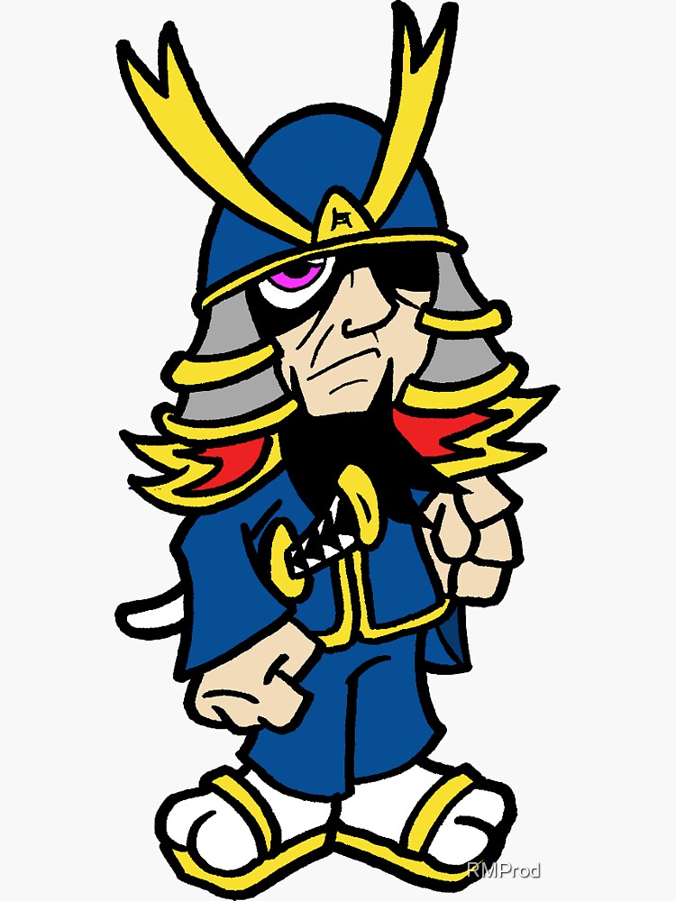 "Calm Warrior Chibi Sticker" Sticker for Sale by RMProd | Redbubble