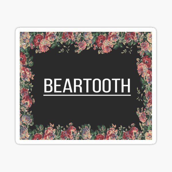 "Beartooth Floral Flag" Sticker by jakemurray21 | Redbubble