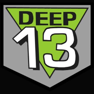 "Deep 13 Badge" Sticker for Sale by alexusarenan | Redbubble