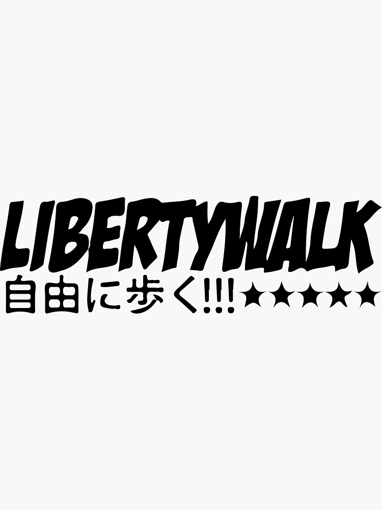 "Liberty Walk Logo" Sticker for Sale by Sentics | Redbubble