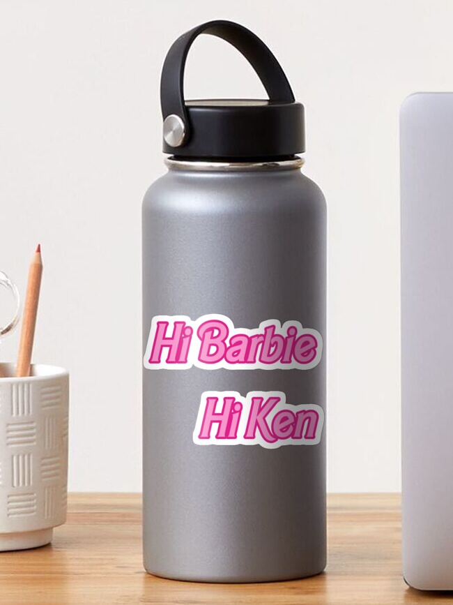 "Hi Barbie Hi Ken" Sticker for Sale by s-hammie | Redbubble