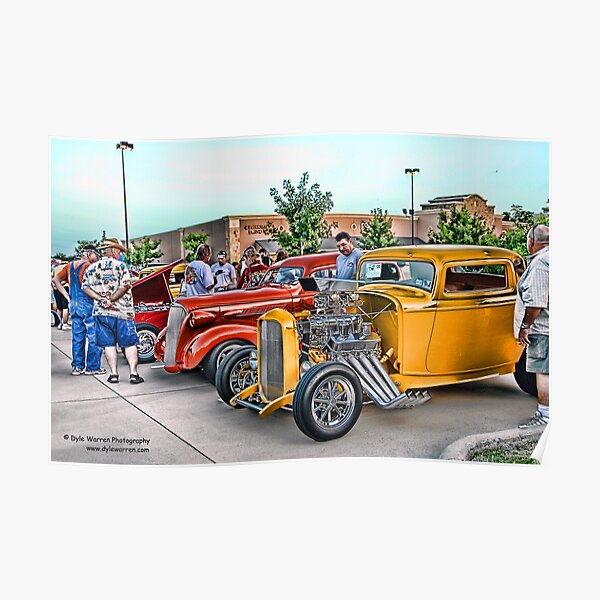 "Hot Rod Classics" Poster for Sale by DyleWarren | Redbubble