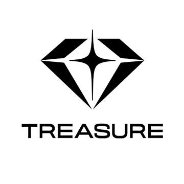 "TREASURE Logo" Sticker for Sale by bubbIegum | Redbubble
