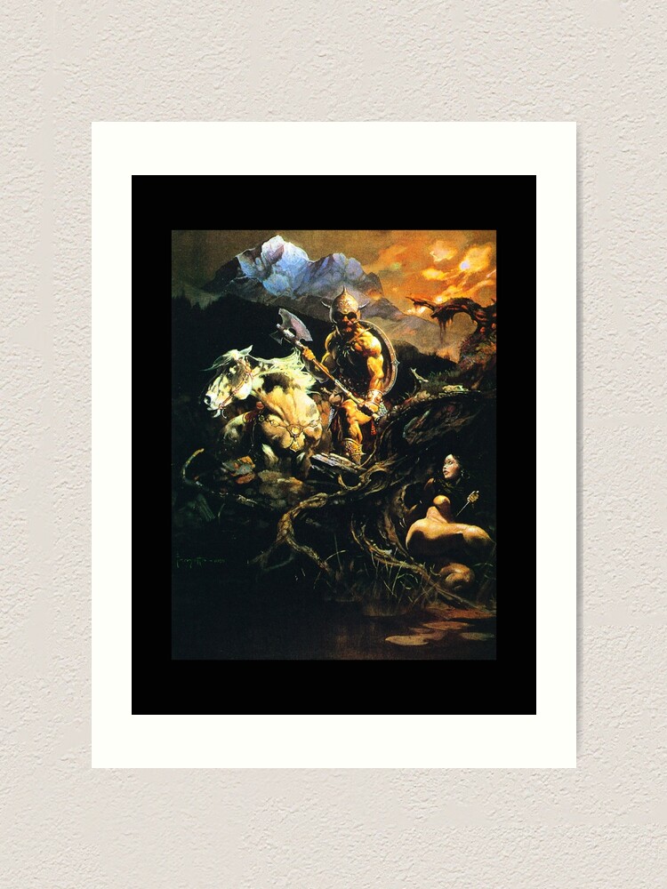 "Frank Frazetta Untitled" Art Print for Sale by GerenneGonzalez | Redbubble