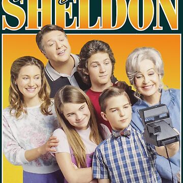 "YOUNG SHELDON " Sticker for Sale by gapongma | Redbubble