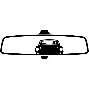 "Bullitt Mustang in rear view mirror" Poster for Sale by MiCharlton ...